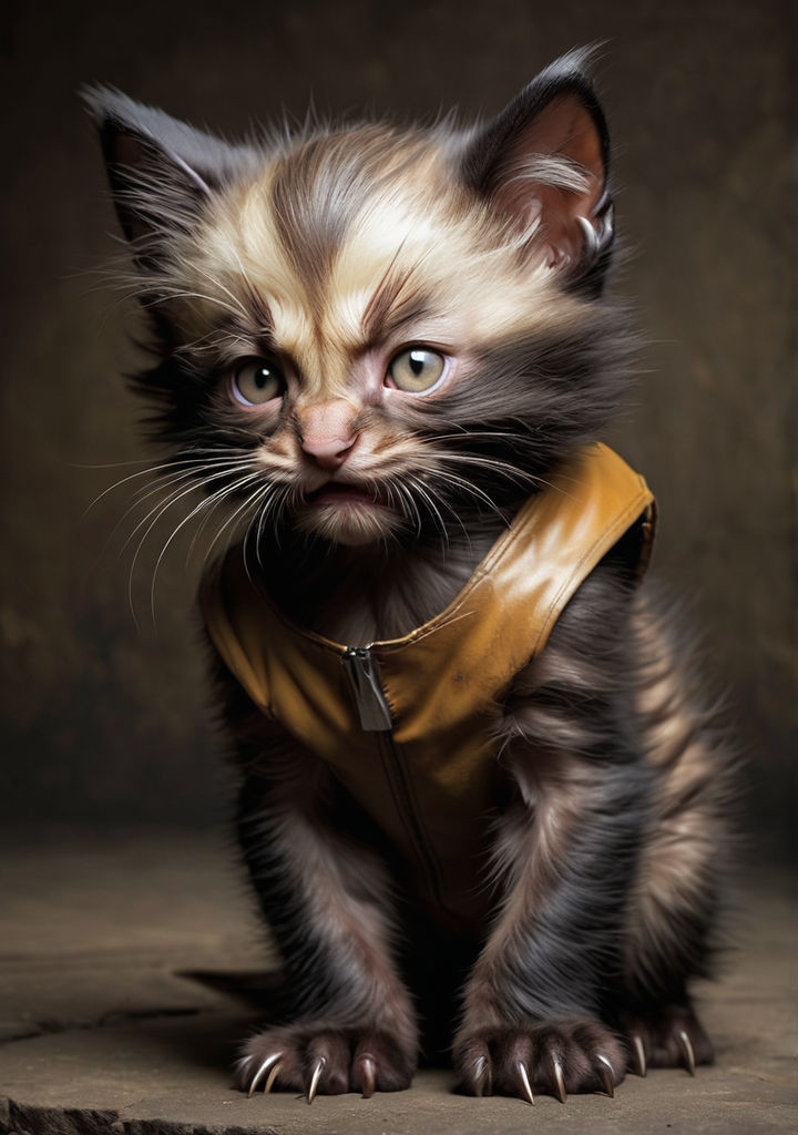 What would Wolverine look like if he were a kitten? by Ahmet Can Törün ...