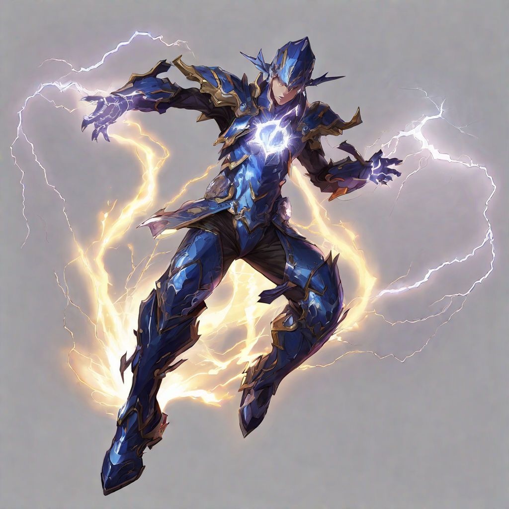 Lightning elemental by William Kelton - Playground