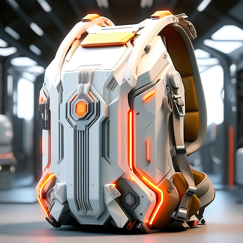 A futuristic backpack made from fabric.. by Kansas 3298 - Playground