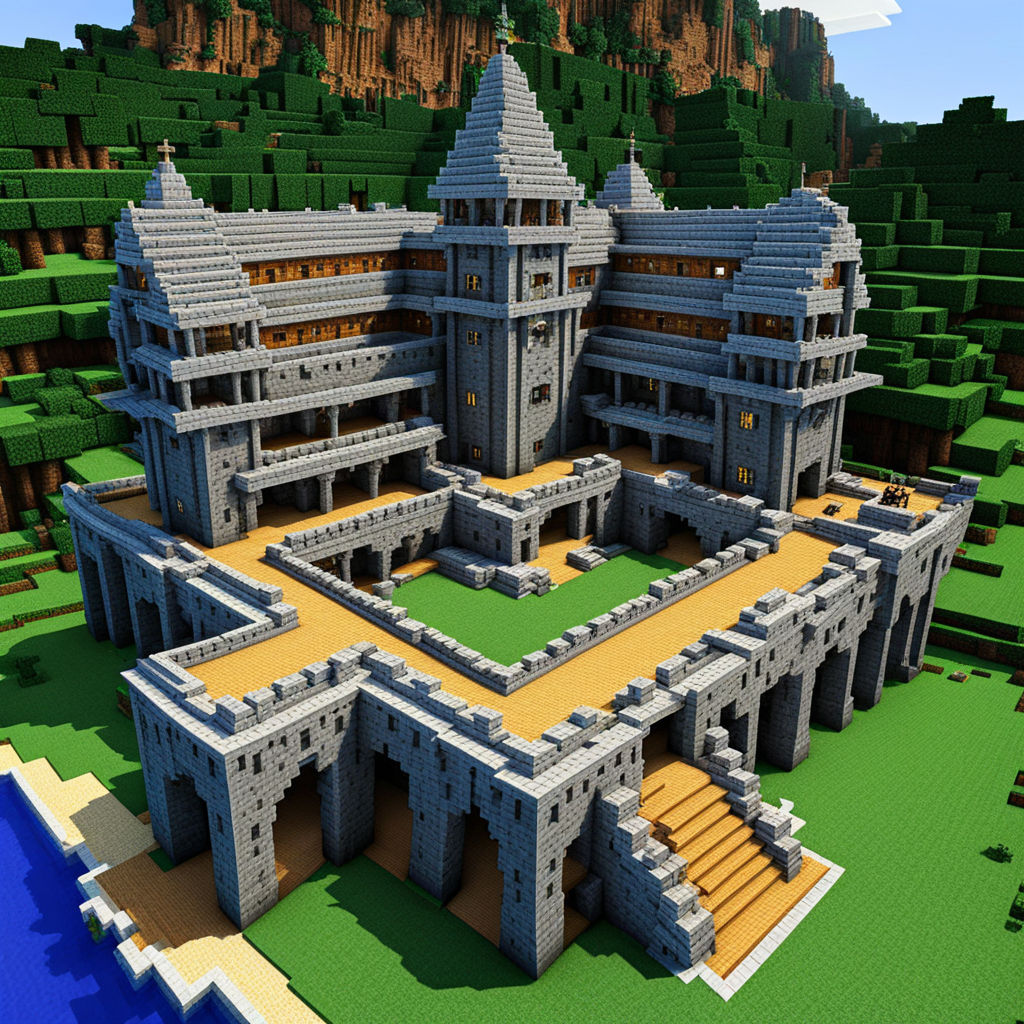 Amazing Minecraft big Fort Designs by Raj Gondaliya - Playground