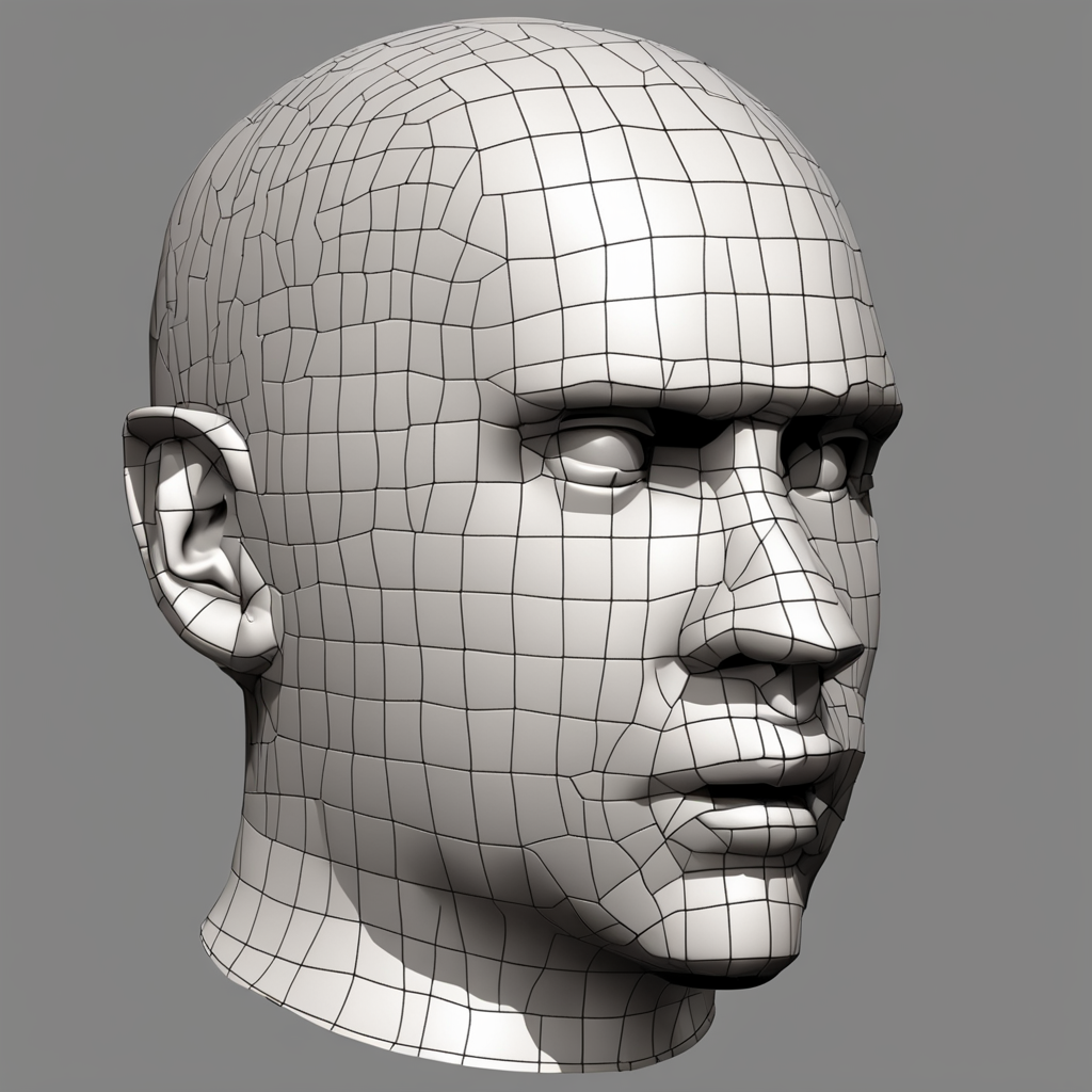 Head texture map by Devin Deason - Playground