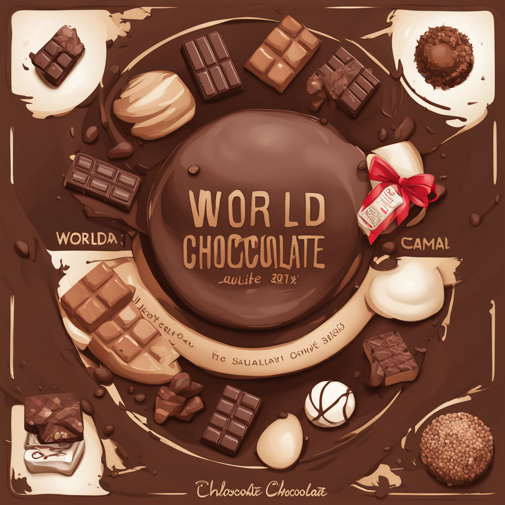 World chocolate poster card design by Learn & Enjoy - Playground