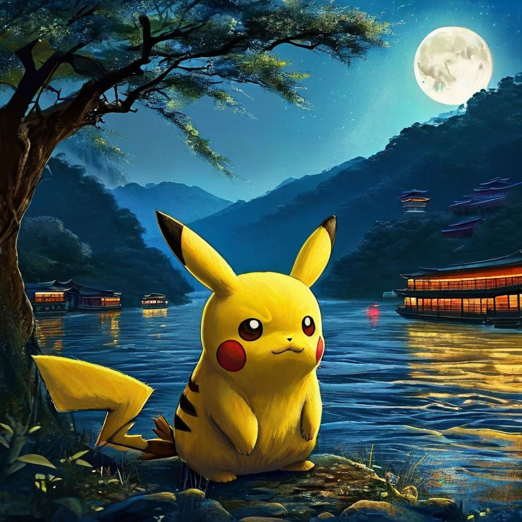 Pikachu has a beard by 11王詩涵 - Playground