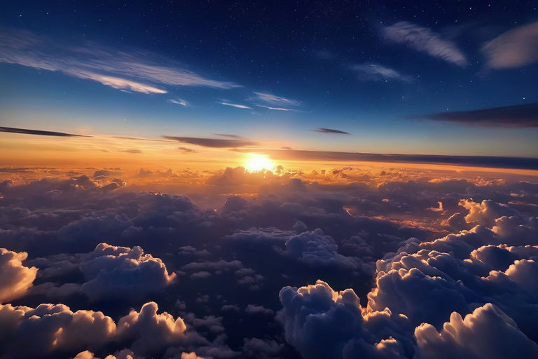Just the sky with some cool clouds like we are flying by Coubrocaimbra - Playground