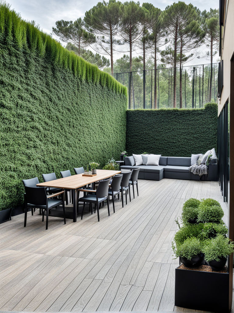 The most realistic photo of the terrace. On the terrace ther... by ...