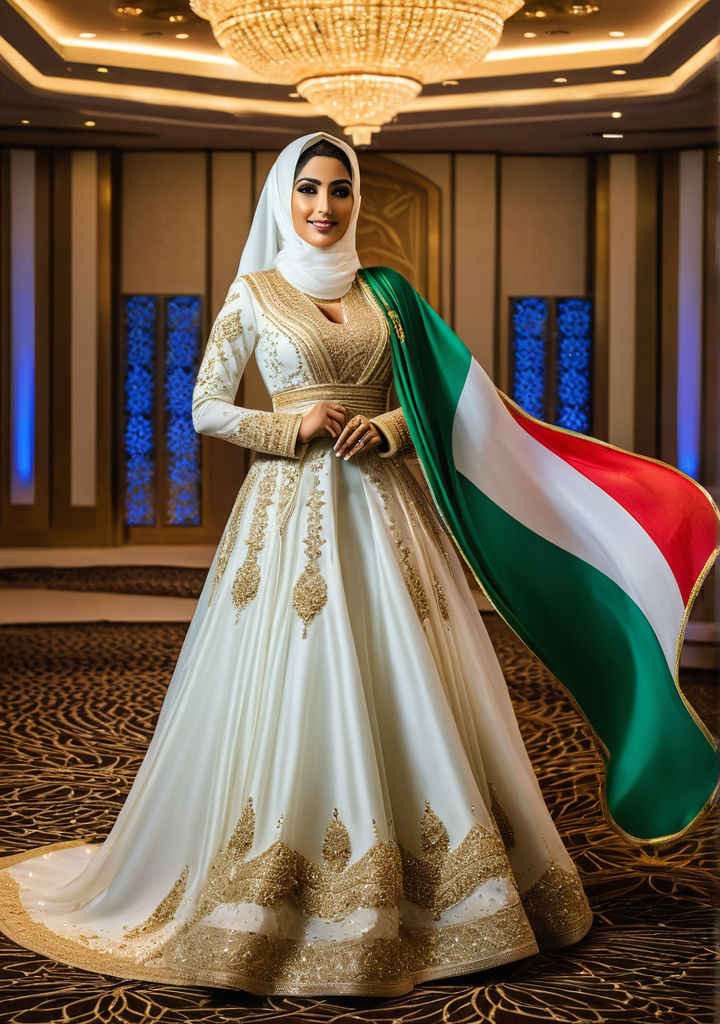 Kuwaiti bride dressed in traditional wedding attire by Serkan Tan ...