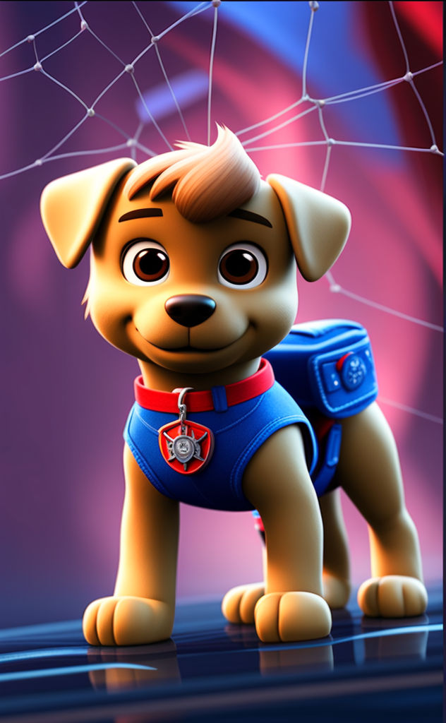Paw Patrol cartoonized spider-pup by JANIA ALEXANDER - Playground