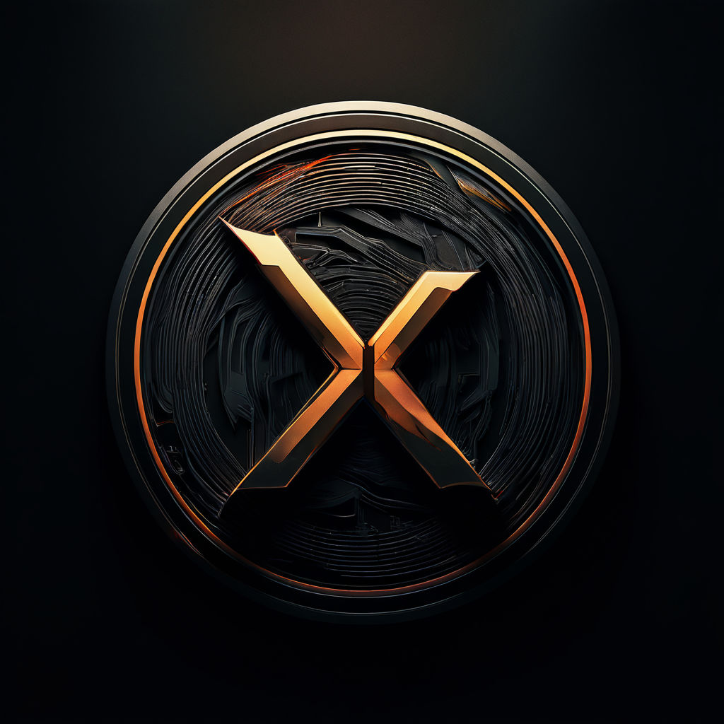 A circular forex logo with a climbing continuous zigzag line by Abir - Playground