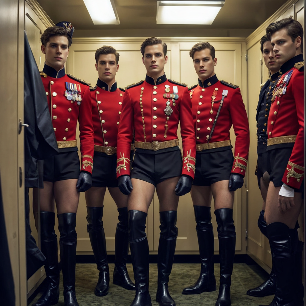 4 Handsome Royal men by Lars Vogel - Playground