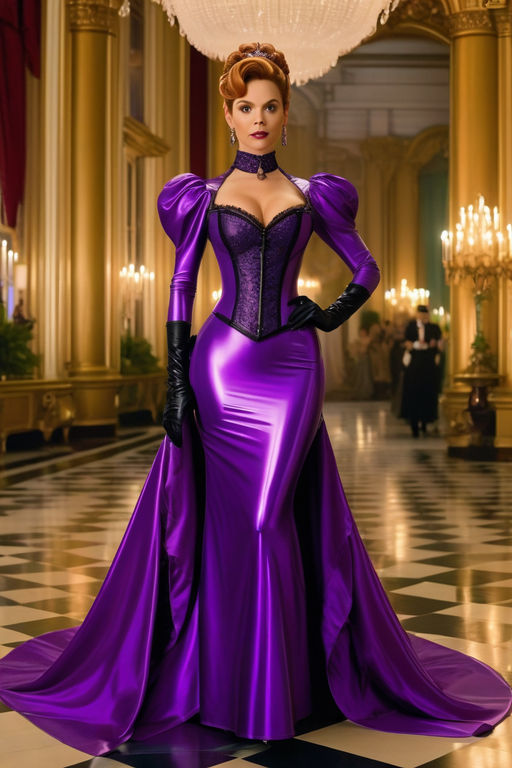 Daphne Blake in a Latex Victorian Gown by Darth Wookiee - Playground
