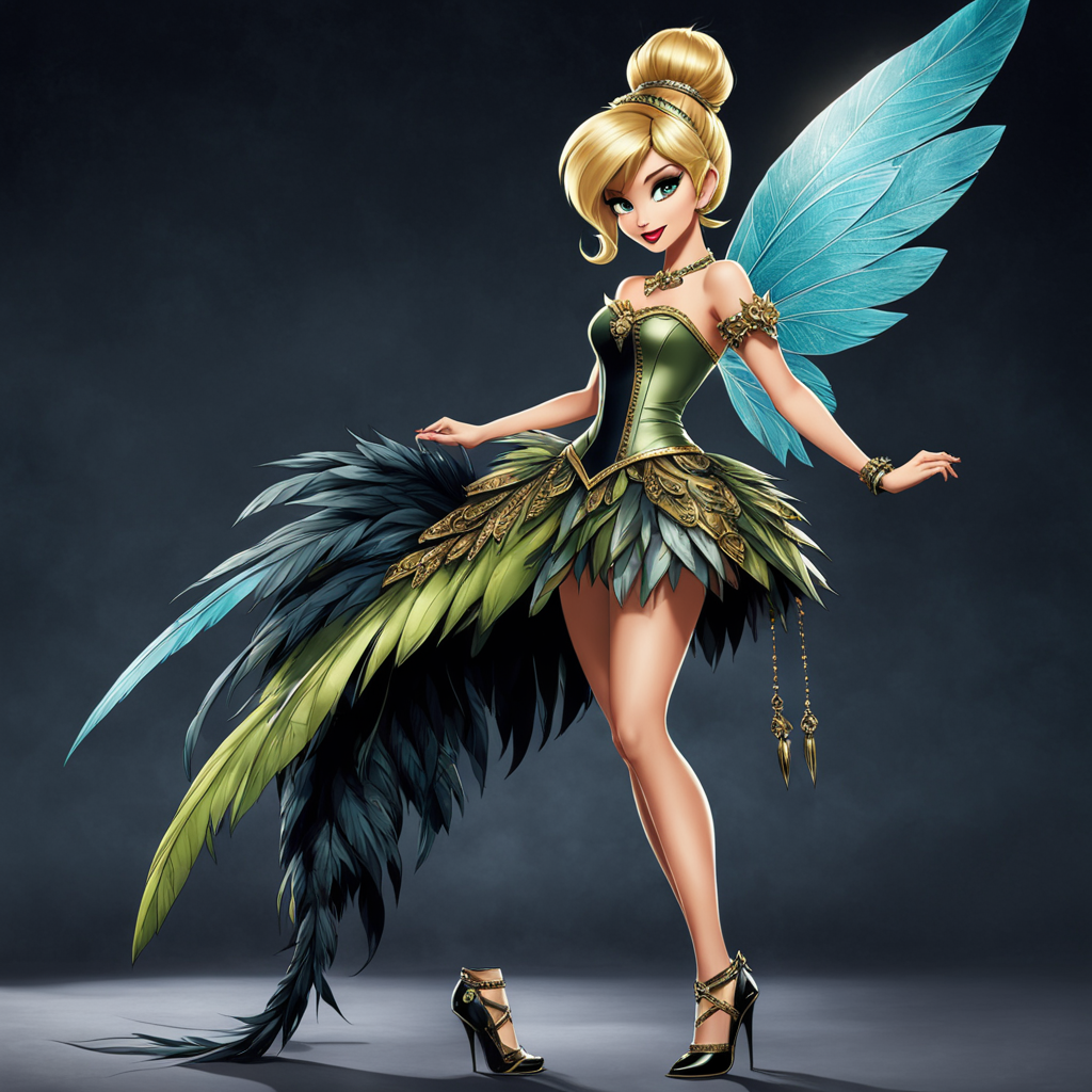 A full-body view of Tinkerbell by Andrew Richmond - Playground
