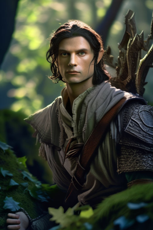 Male forest elf by Juan R - Playground
