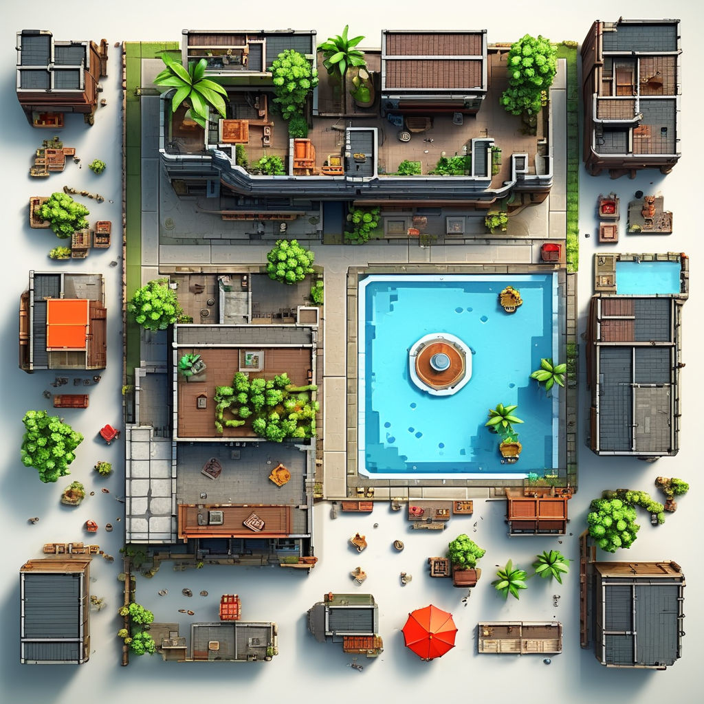 2D Top Down city game by 성난야수 - Playground