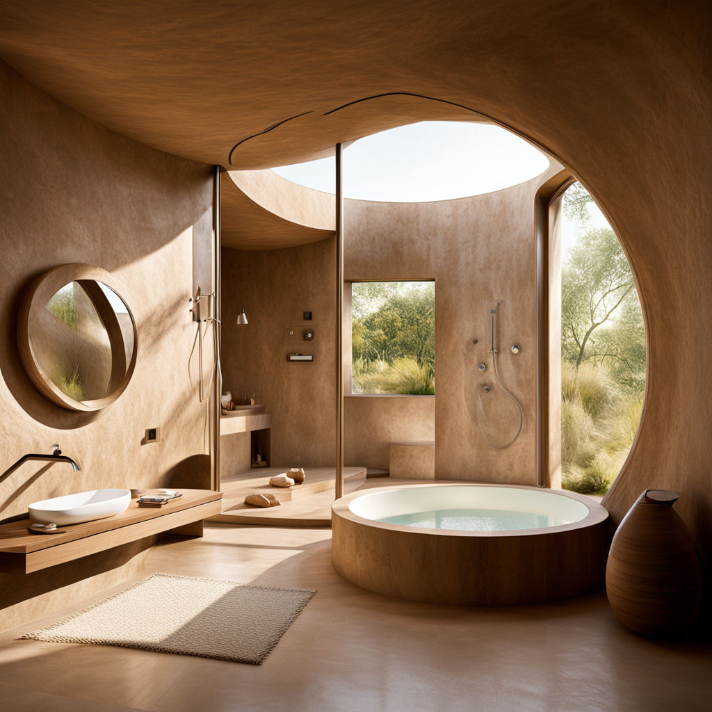 Modern round mud house by Alex Dvoeglazov - Playground