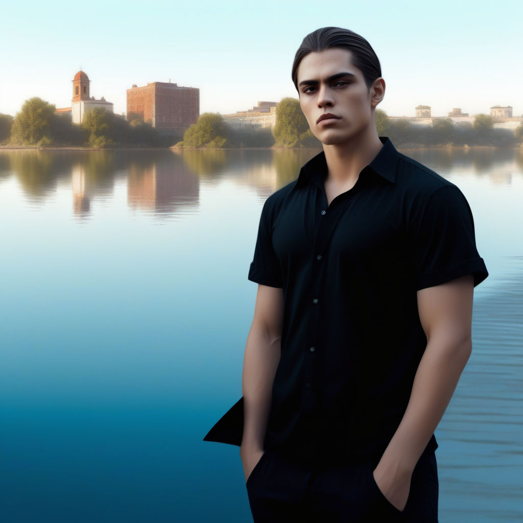 Cinematic concept art with detailed lithography by Azazel - Playground