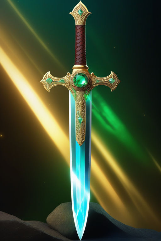 (A realistic image of the Sword of King David with its pomme... by ...