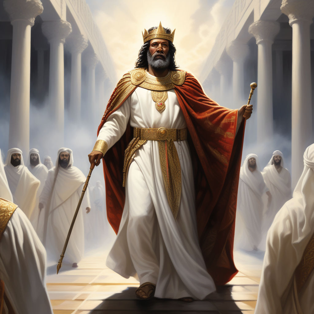 King Solomon leading his people by Angelo Caique - Playground