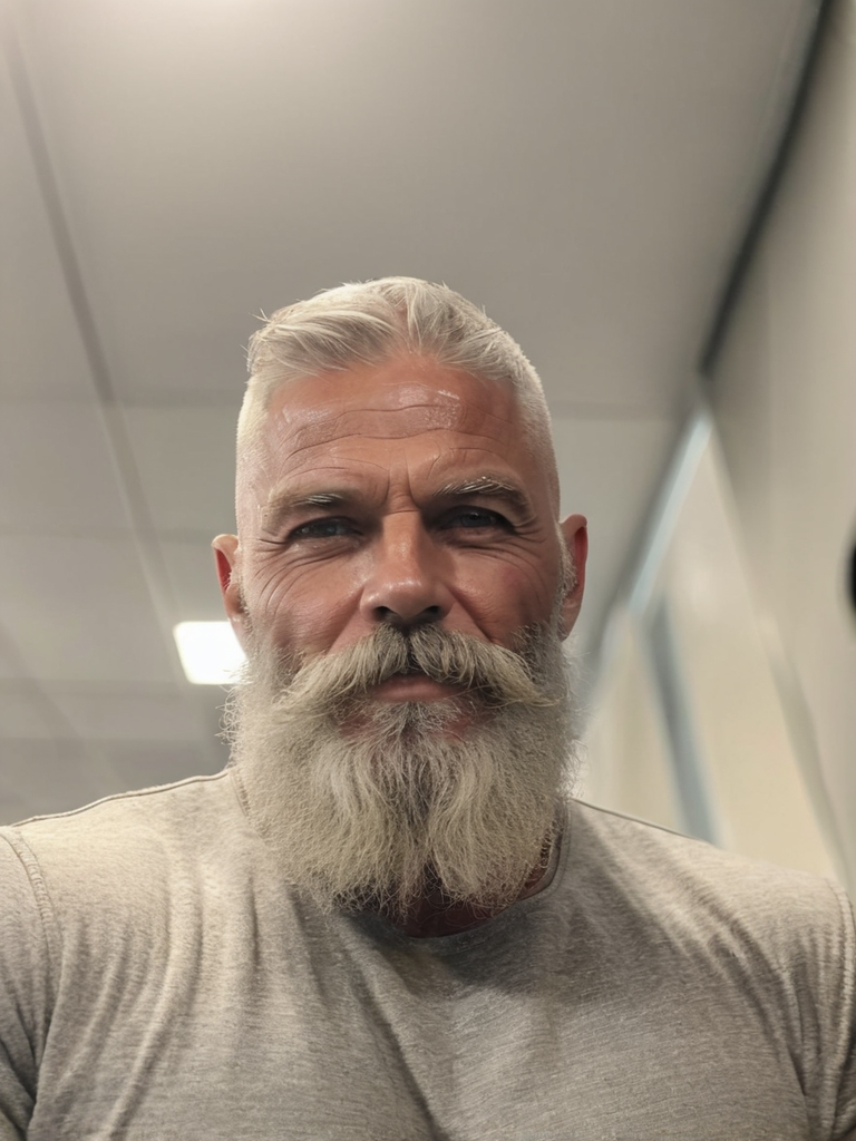 Male hypermasculine hypersexual bodybuilder face by Daddybear - Playground