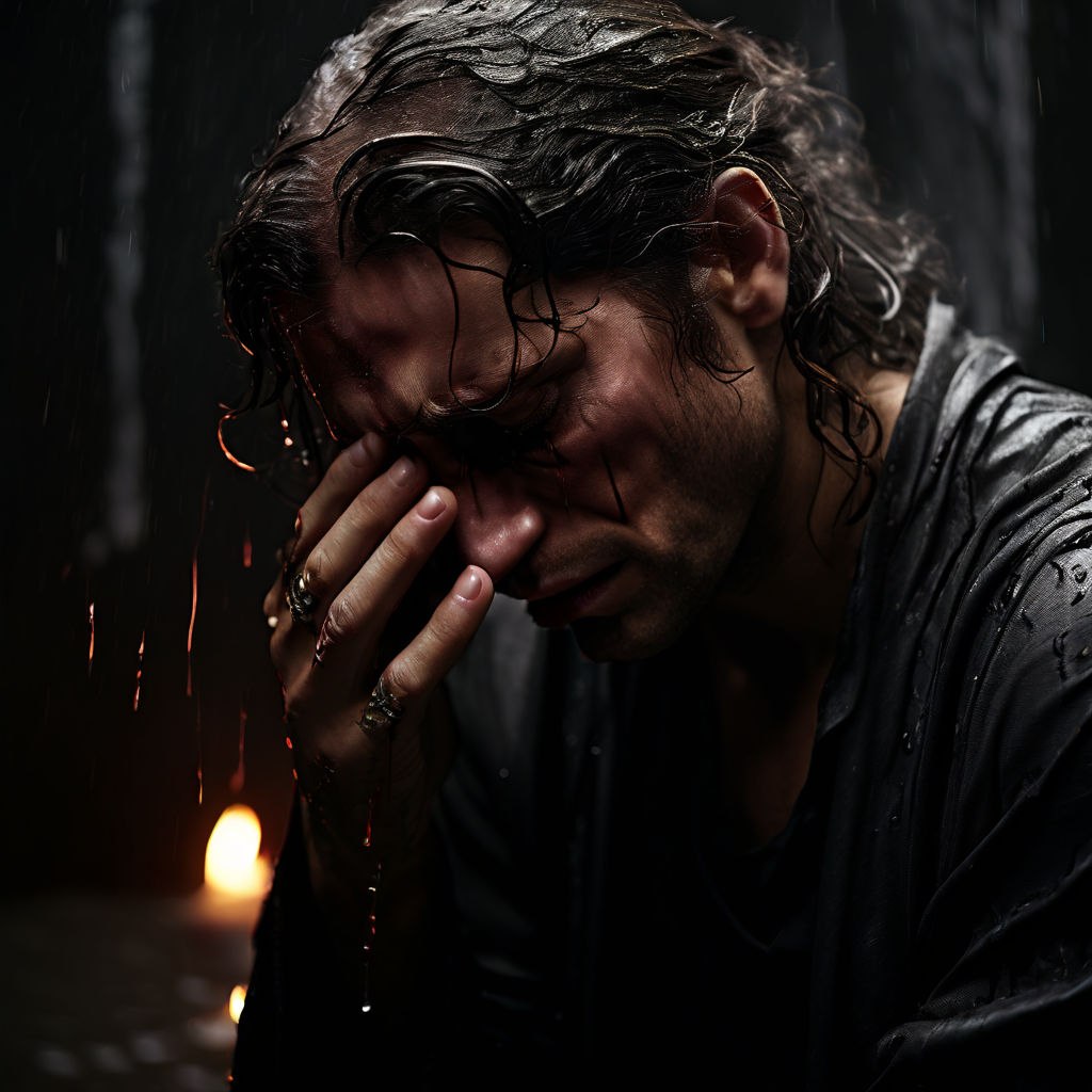 The photo of the angel Lucifer crying by Shaka Mania Publicidad ...