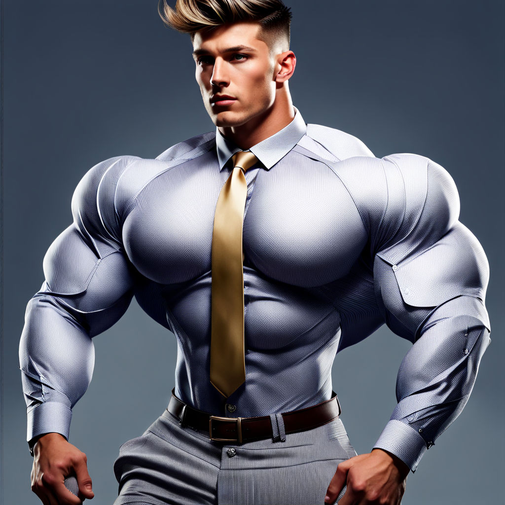 20 year old white Hyper unnatural heavyweight bodybuilder we... by ...