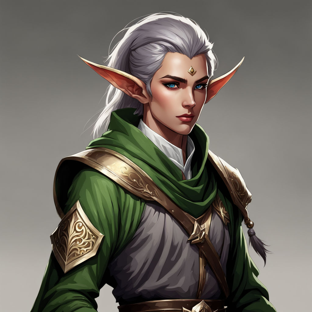 Fantasy dnd elf character by Nazmus Shakib Akash - Playground