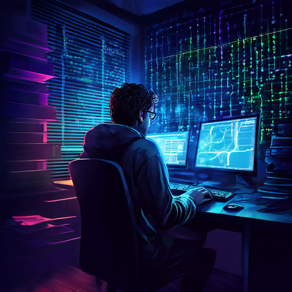 A detailed illustration of a programmer by Дарья Семёнова - Playground