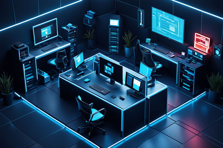 Y2k hacker room by LIBROSKI TV - Playground