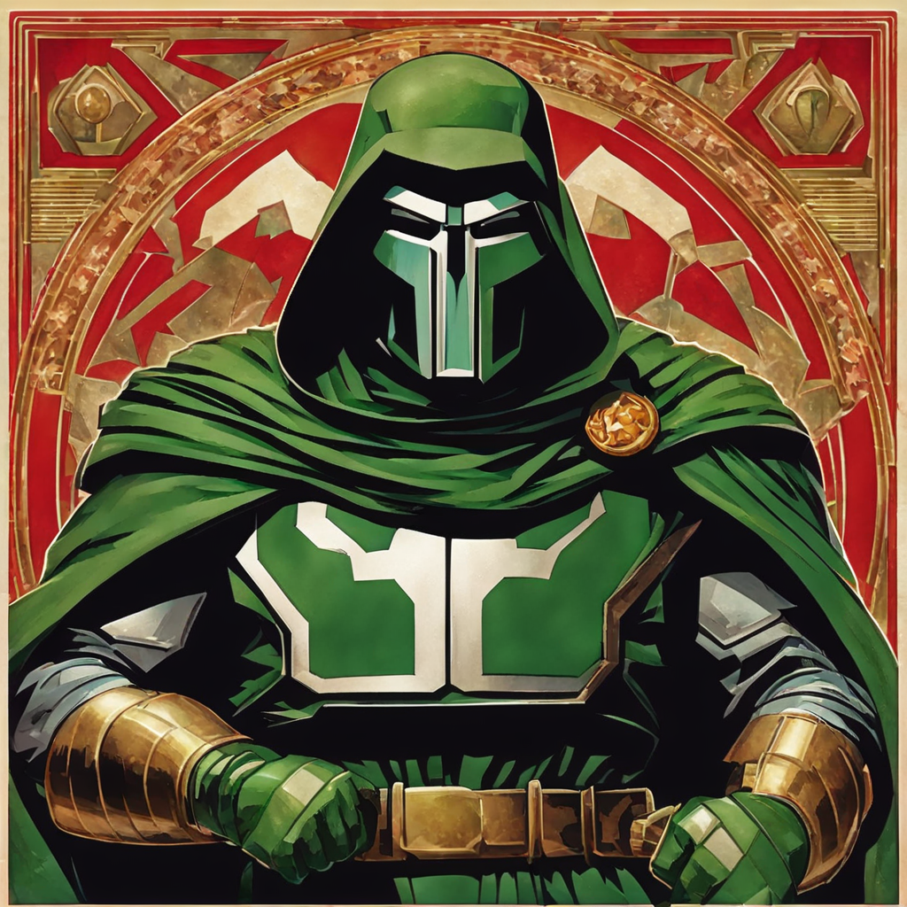 Marvel Comic's Dr. Doom in Soviet propaganda poster theme by Quantum ...