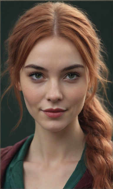 Realistic illustration of actress Sophie Skelton as Lily Eva... by ...