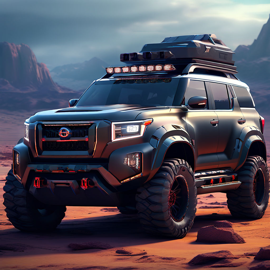 2025 Nissan Armada modified at front side view color should ... by ...