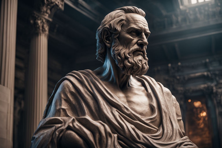 Seneca philosopher statue by Fluxo #shots - Playground