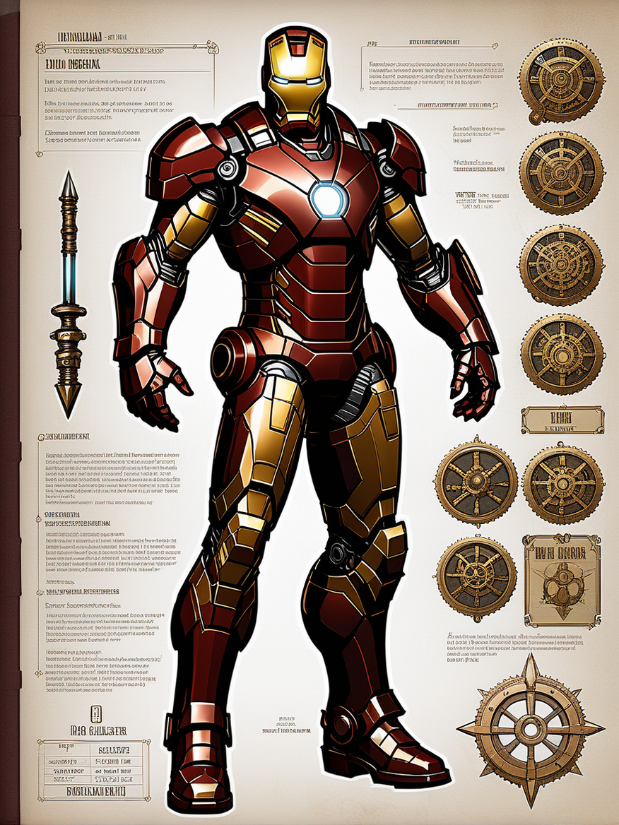 Iron Man rendered in a sketchbook style by Tenny Kwan - Playground