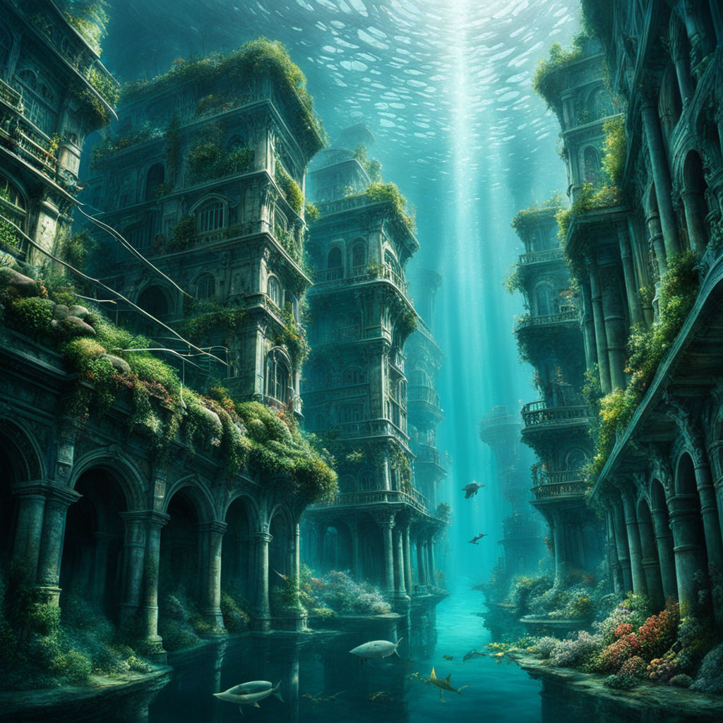 An enigmatic city submerged 2000 ft beneath the ocean surfac... by ... An enigmatic city submerged 2000 ft beneath the ocean surfac... by ...