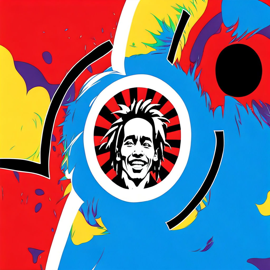 Bob marley face by Galera - Playground