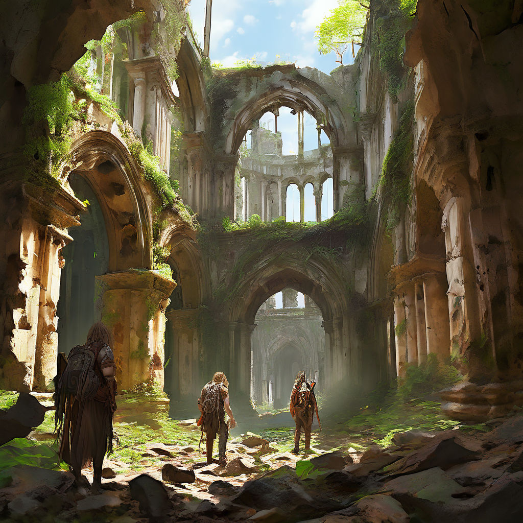 Four adventurers by Alla Pi - Playground