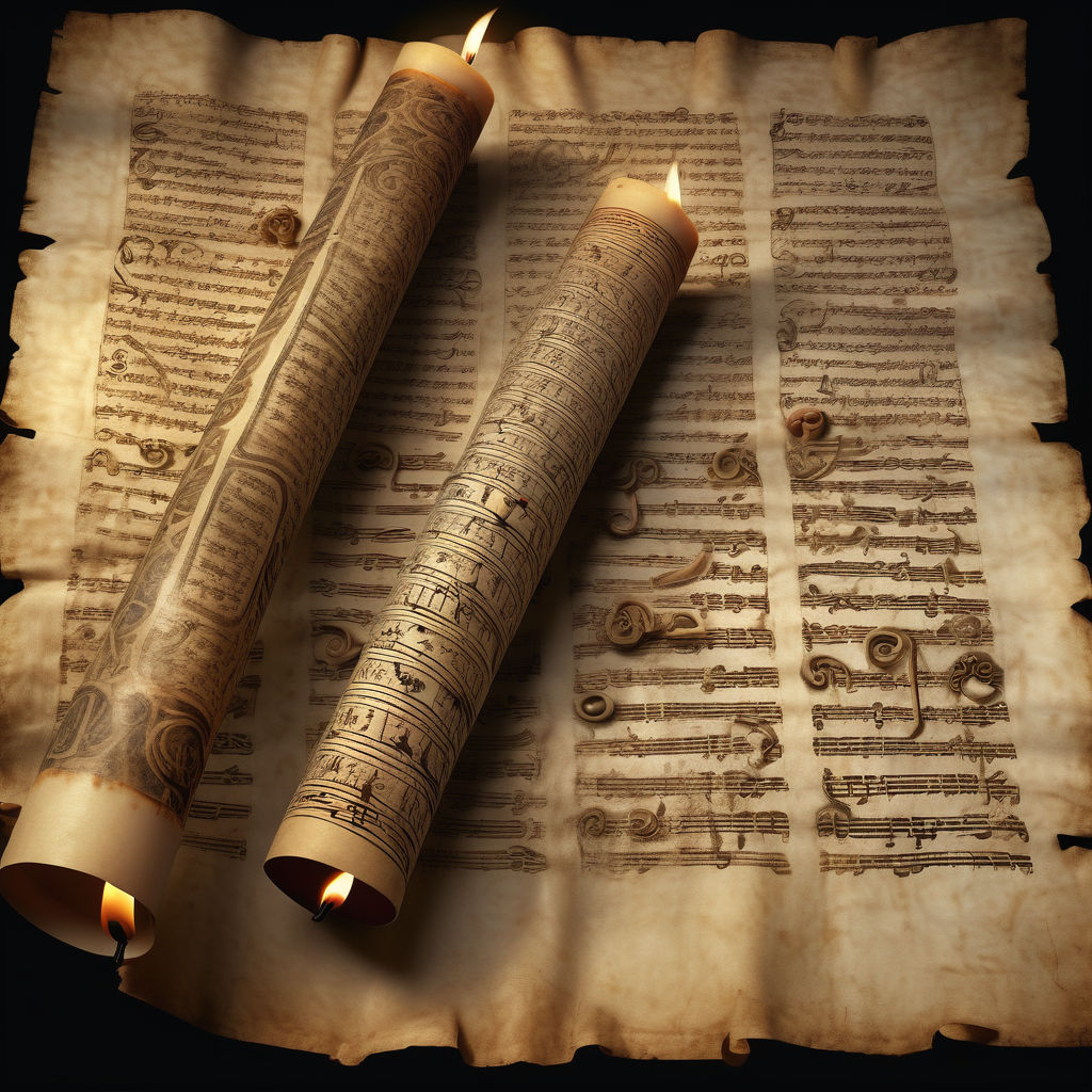 Antiquated scroll unfurling by Mark Marcon - Playground