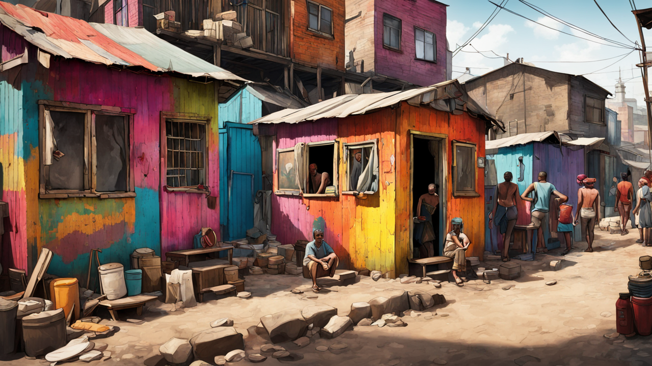 A brightly coloured rustic shack by HowtoMedia - Playground