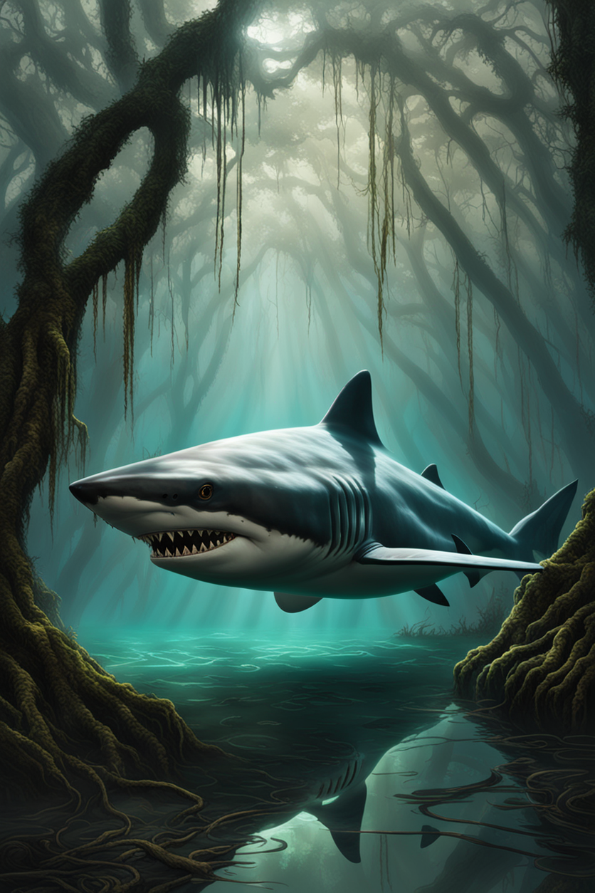 Shark soldier clad in tight-fitting neoprene gear by Filip Schwarz ...