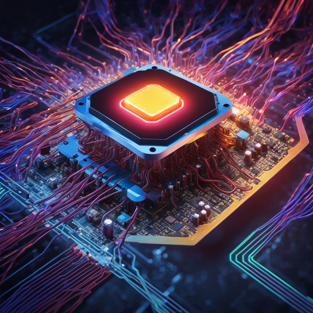 High Tech Brand Marketing Concept. A futuristic Artwork of a... by ...