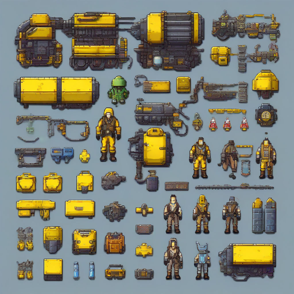 Top-down spritesheet by Bastian Berberich - Playground