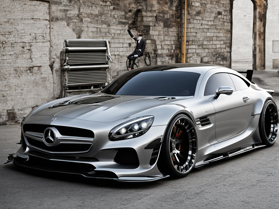 Mercedes benz modified by Eda Kuş - Playground