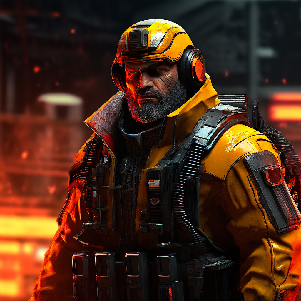 Cool security man characters render by Ajans Bet - Playground