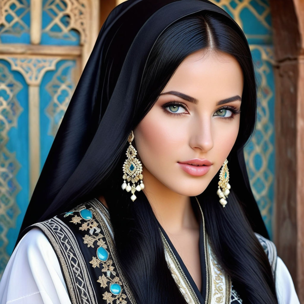 Imagine A Realistic Image Of Beautiful Moroccan White Girl W By Jamal Jabran Playground