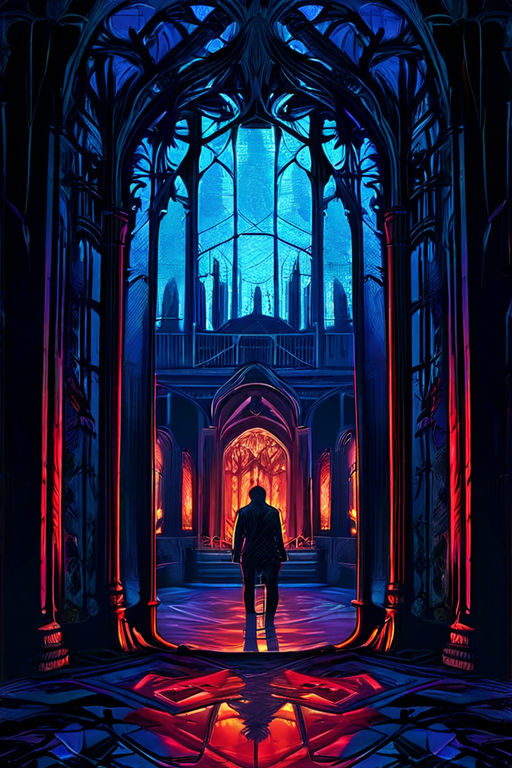 Shadowy figure standing behind mirror reflection by Luissa Marie Cuarto ...