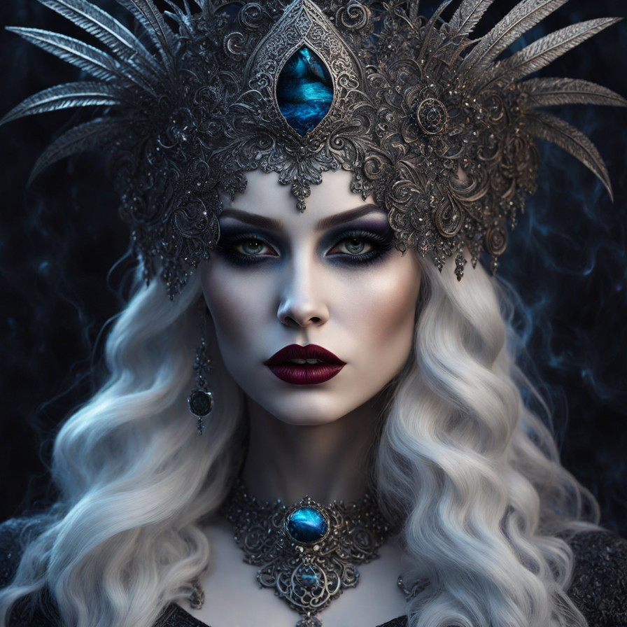 Gothic necromancer by Kastellen - Playground