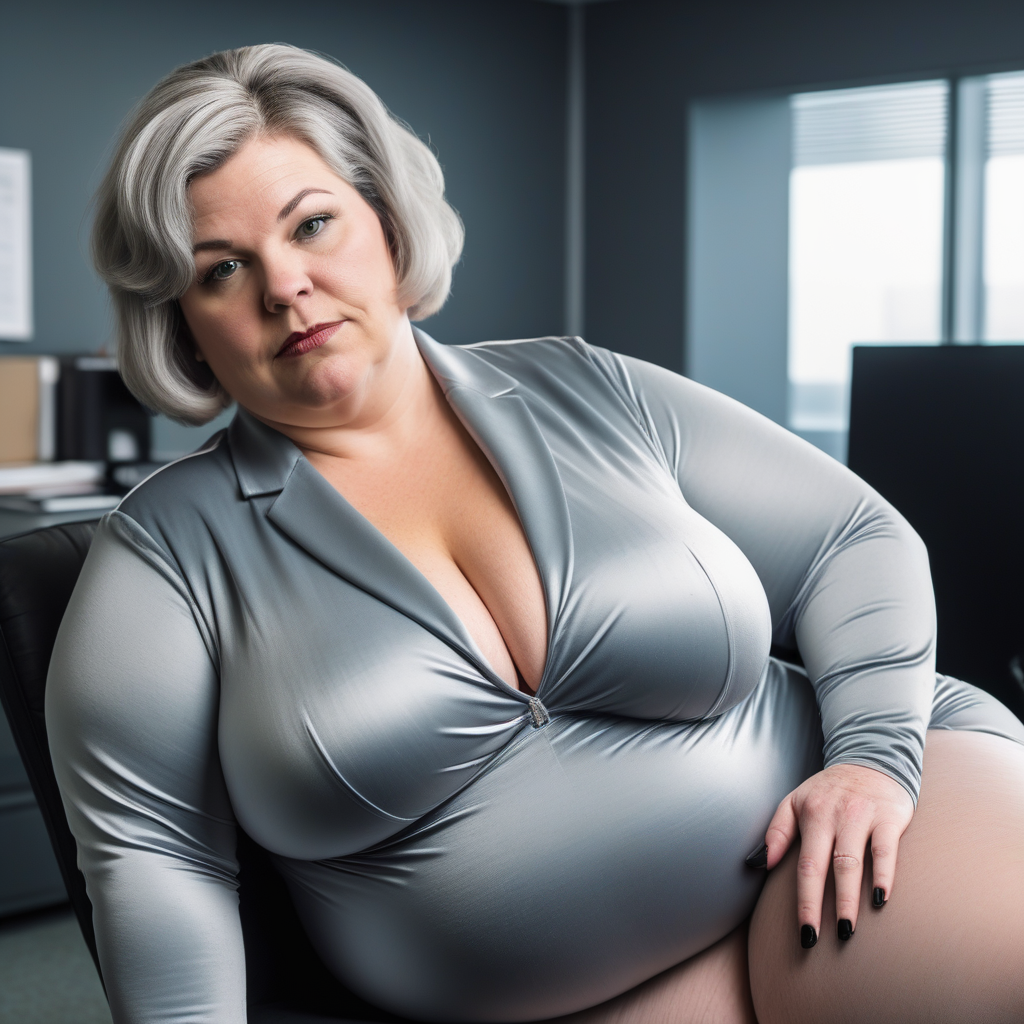 Fat overweight 50 year old white granny by HarvardBlue - Playground