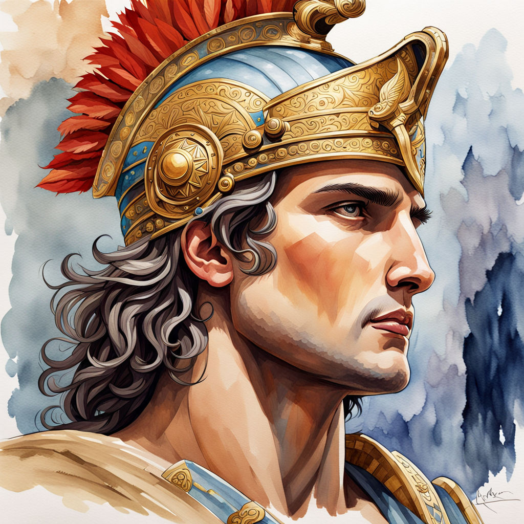 Iconic face of Alexander the Great by Superando Fronteiras - Playground