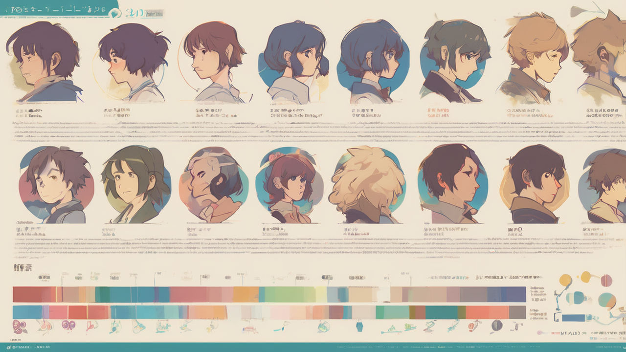 Anime animation Infographic by 424 Kill - Playground