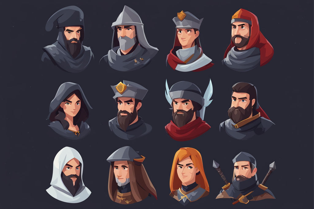 2d game characters by Sprut Stone - Playground