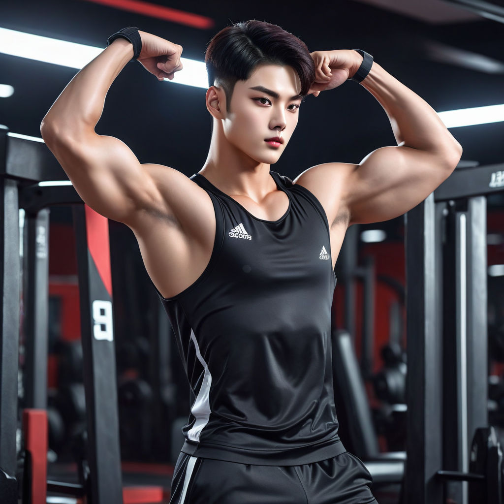 187cm 80kg lean muscles handsome age 24 boy with buzzcut hai... by DIY ...